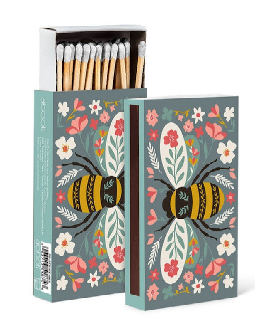 Floral Bee Matches – TheValleyHive