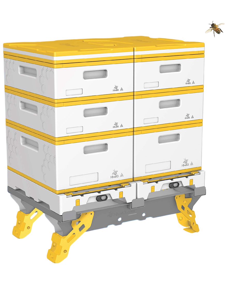 Hive IQ - 2 TVH Hive Kits with pollen trap and 1 double hive stand ...