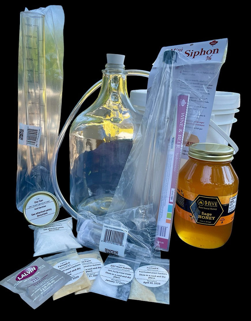 Deluxe Beginner Traditional Mead Kit – TheValleyHive